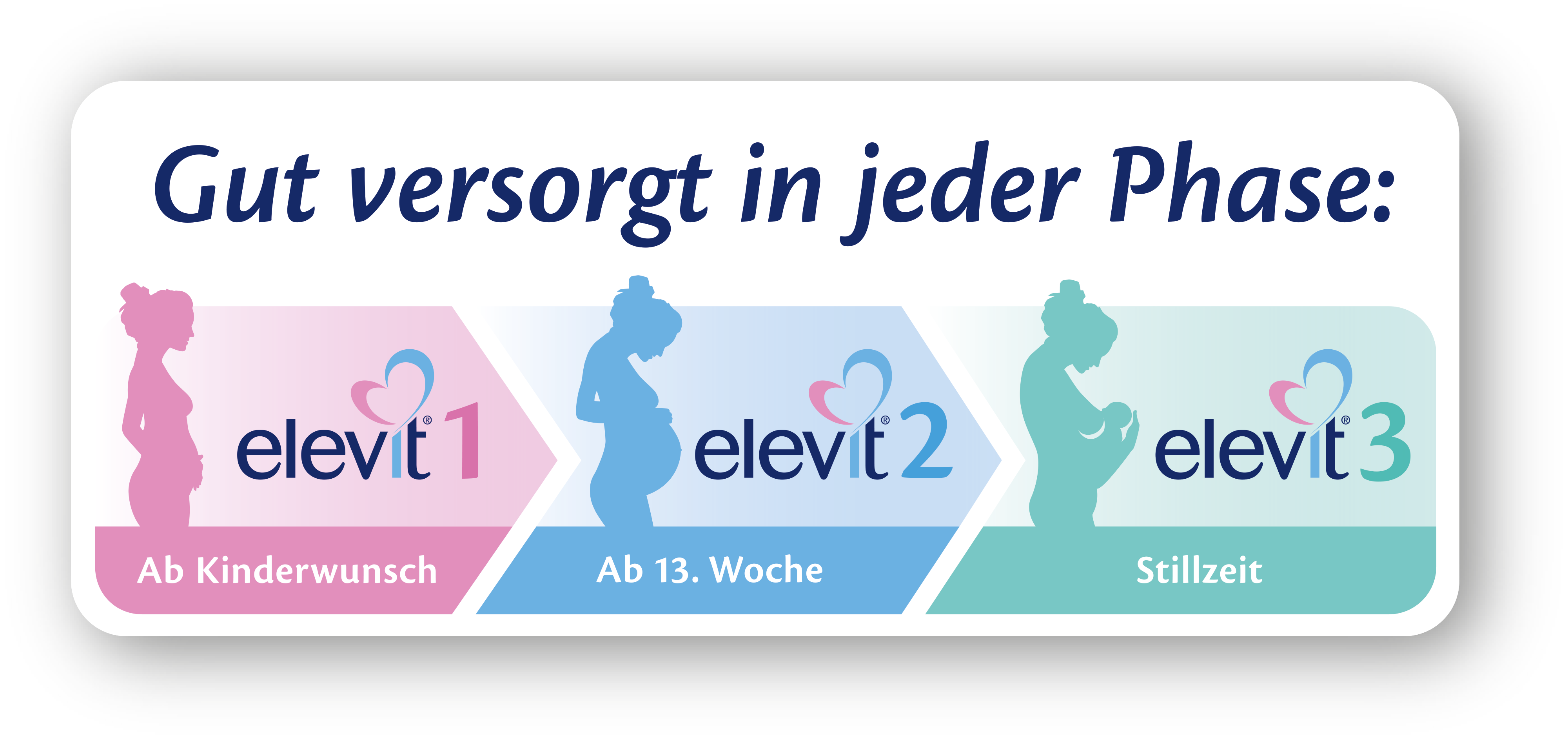 Bayer Elevit® 3-Phasen-Nährstoffprogramm - Hebammen-testen.de