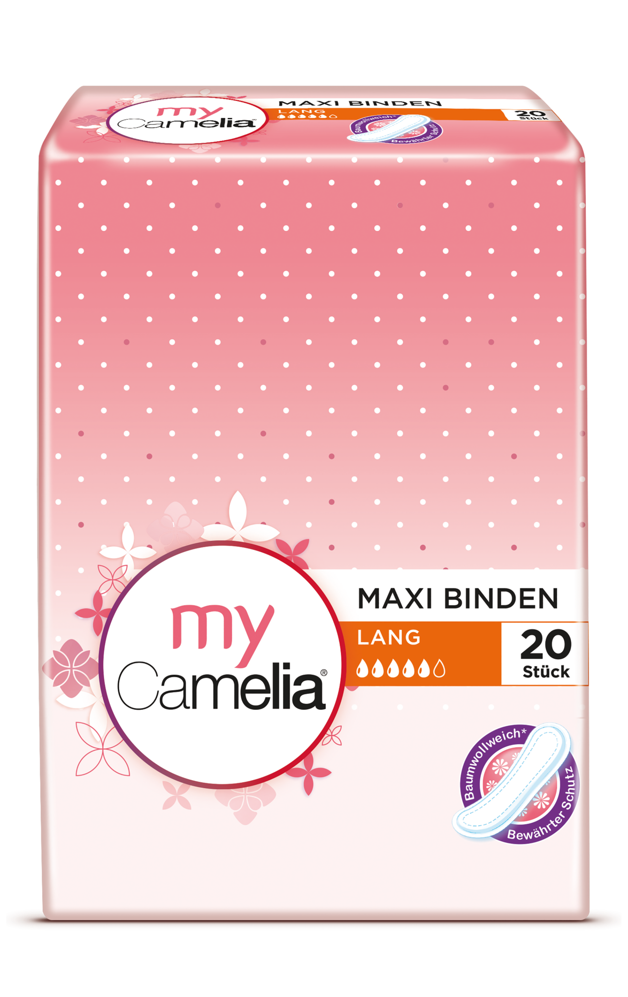 Camelia® Maxi Binden Lang - Hebammen-testen.de